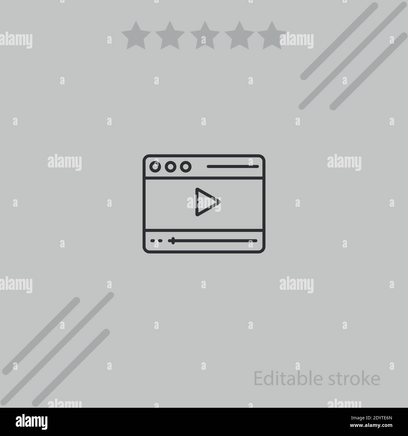 web vector icon modern simple vector illustration Stock Vector Image ...