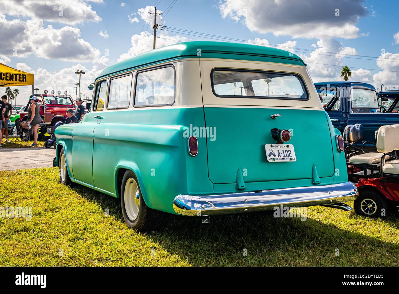 Daytona Beach, FL - November 27, 2020: 1955 Chevrolet Suburban at a ...