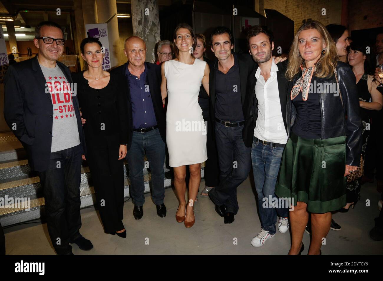 Aurelie Filippetti, Olivier Poivre d'Arvor, Raphael Enthoven, Adele Van ...