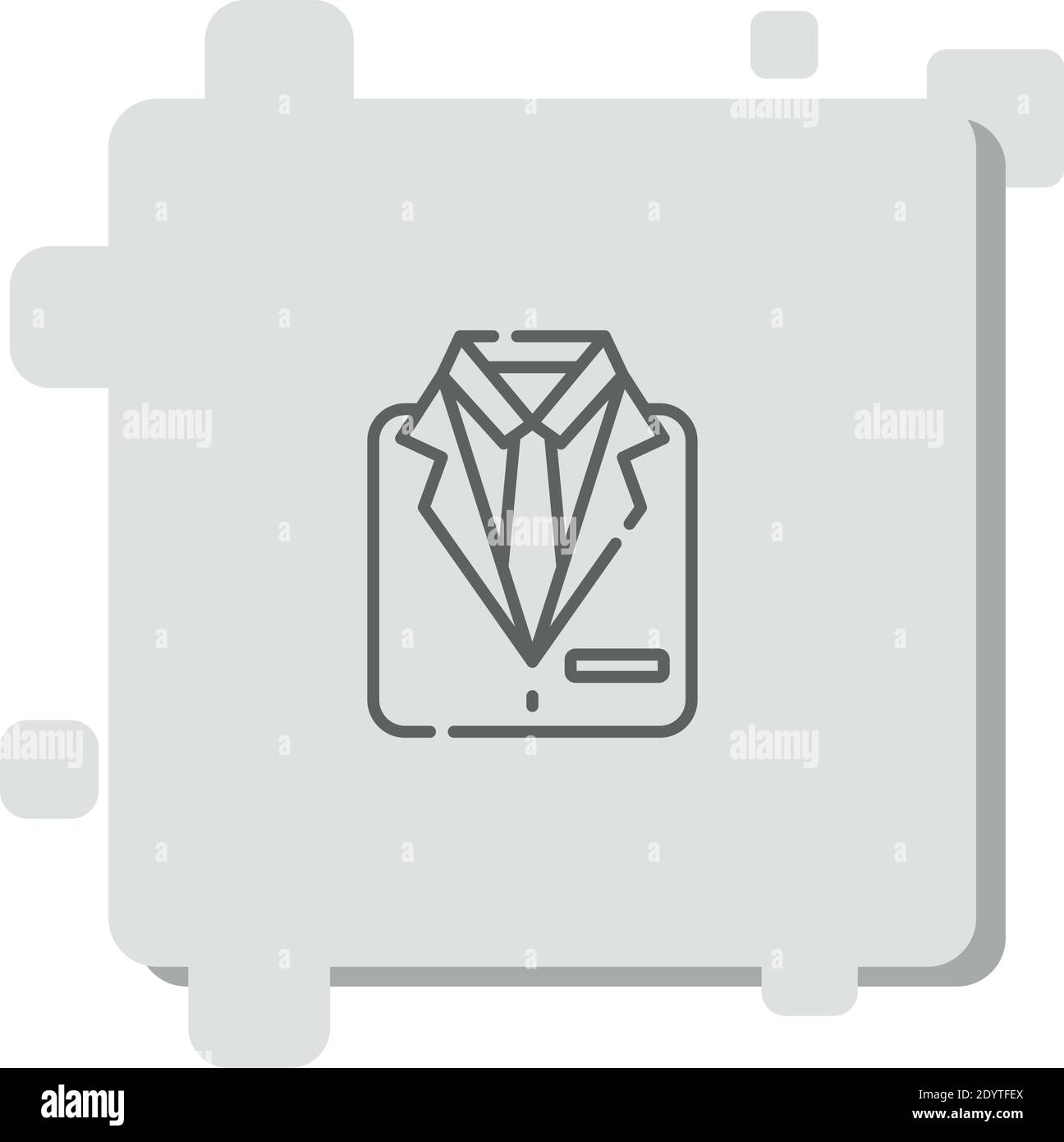 suit vector icon modern simple vector illustration Stock Vector Image ...