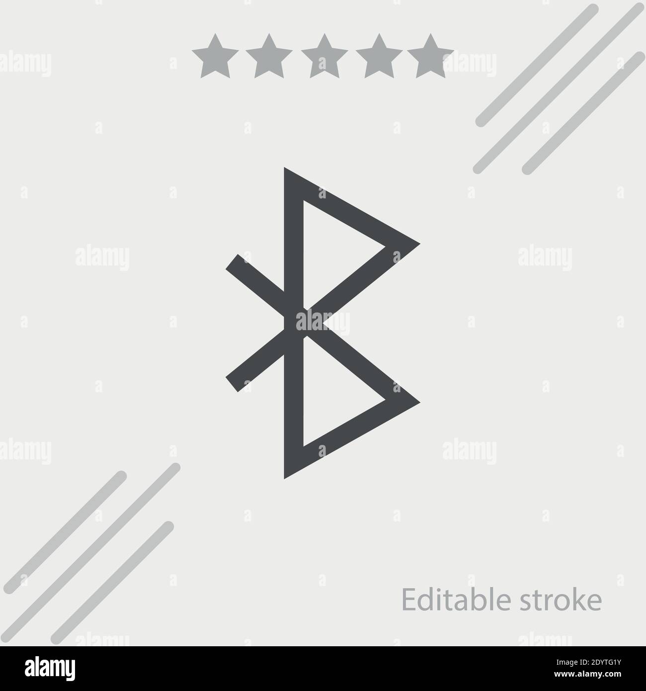 bluetooth vector icon modern simple vector illustration Stock Vector ...