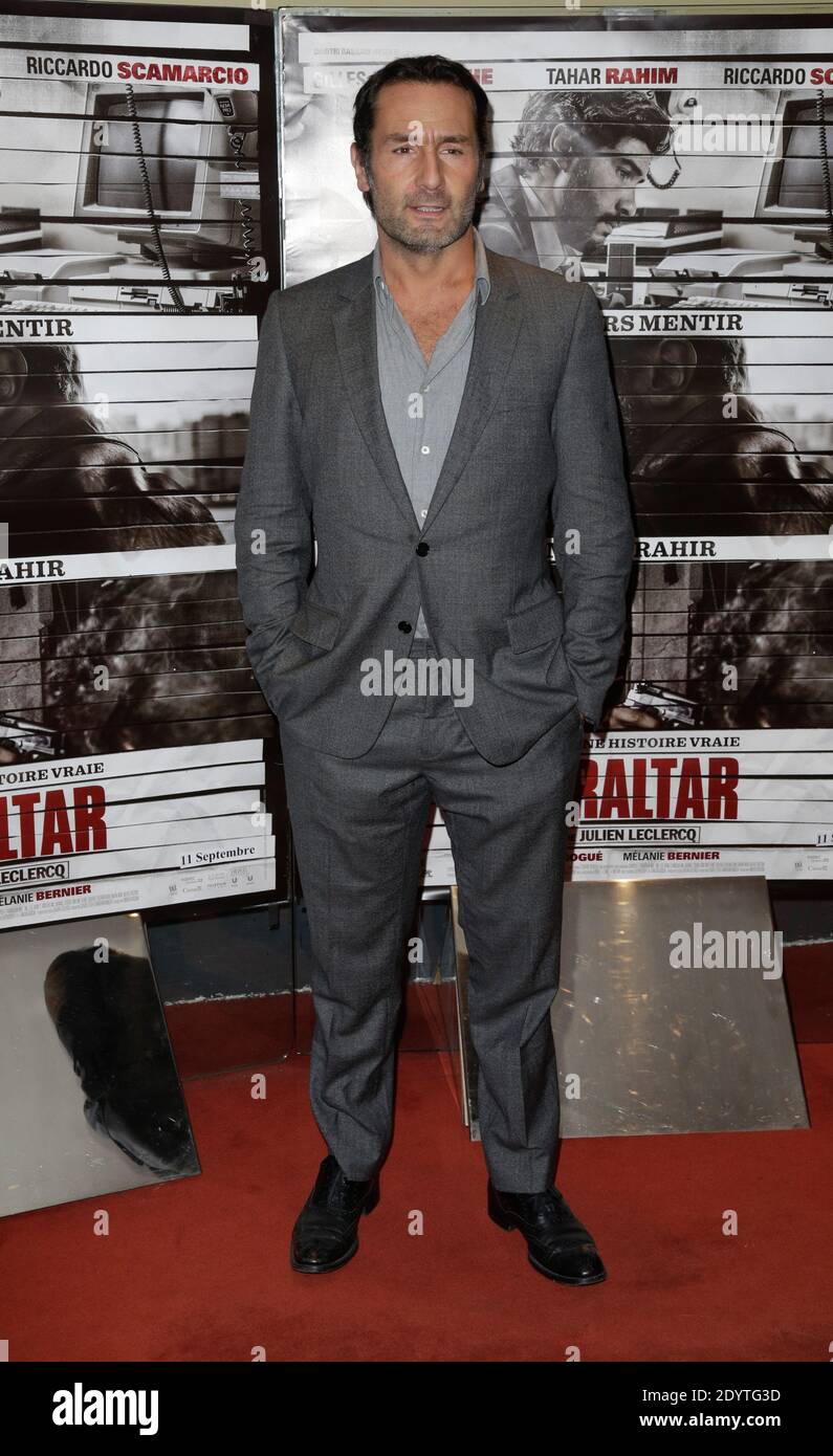 Gilles Lellouche attending the premiere of 'Gibraltar' held at UGC Les ...