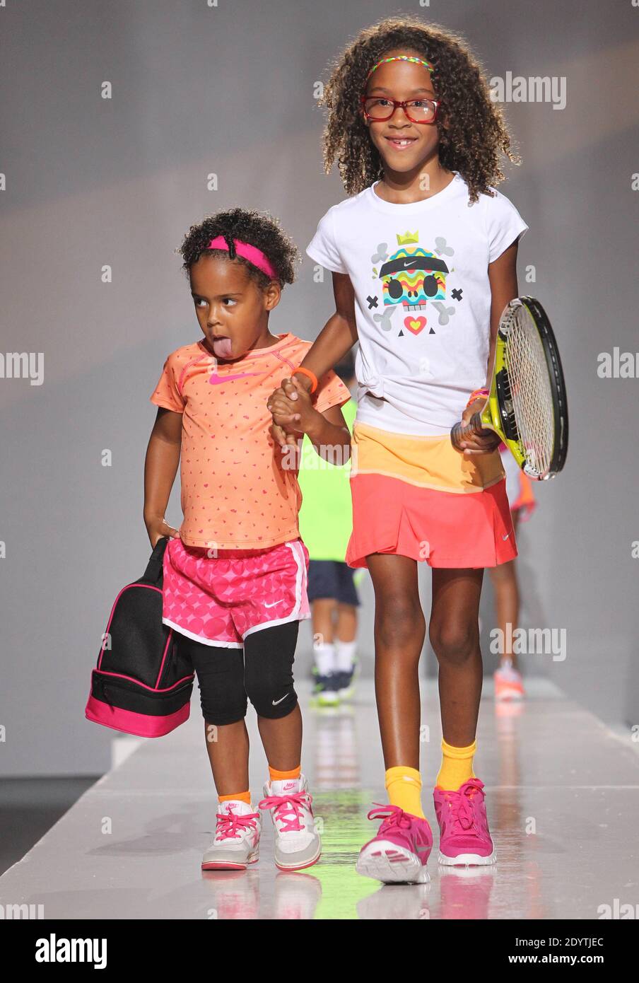 Young model walks the runway during the Kids Rock fashion show at Grand ...