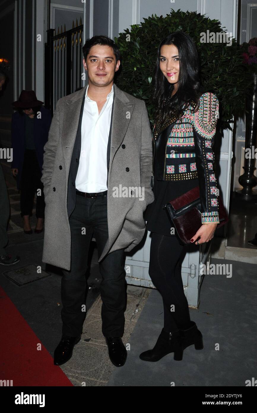 Aurelien Wiik and girlfriend attending the 'Vendanges Montaigne' in ...