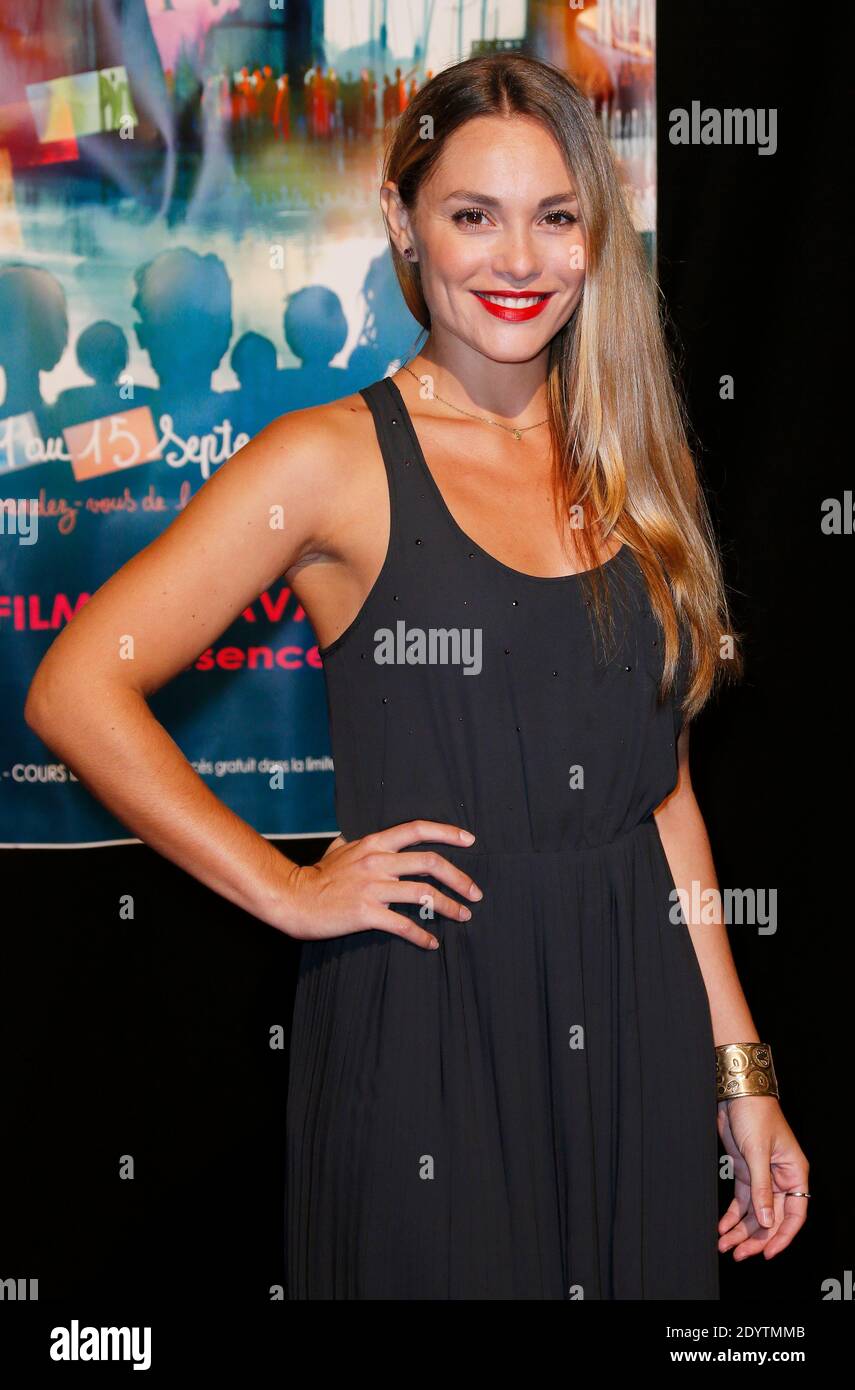 Joy Esther attending the 15th Festival of TV Fiction closing ceremony ...