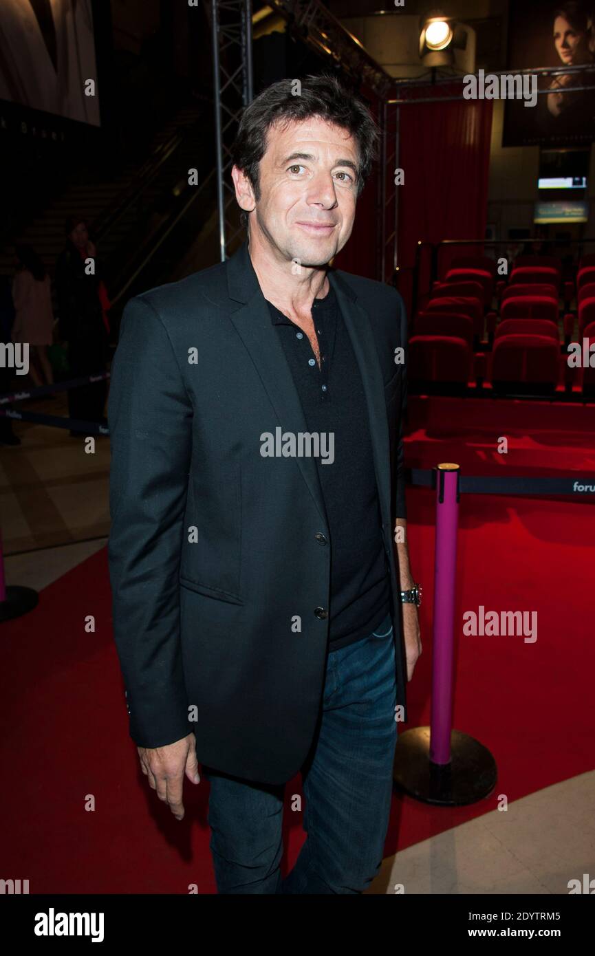 Patrick Bruel attending the opening of the exposition of the Harcourt ...