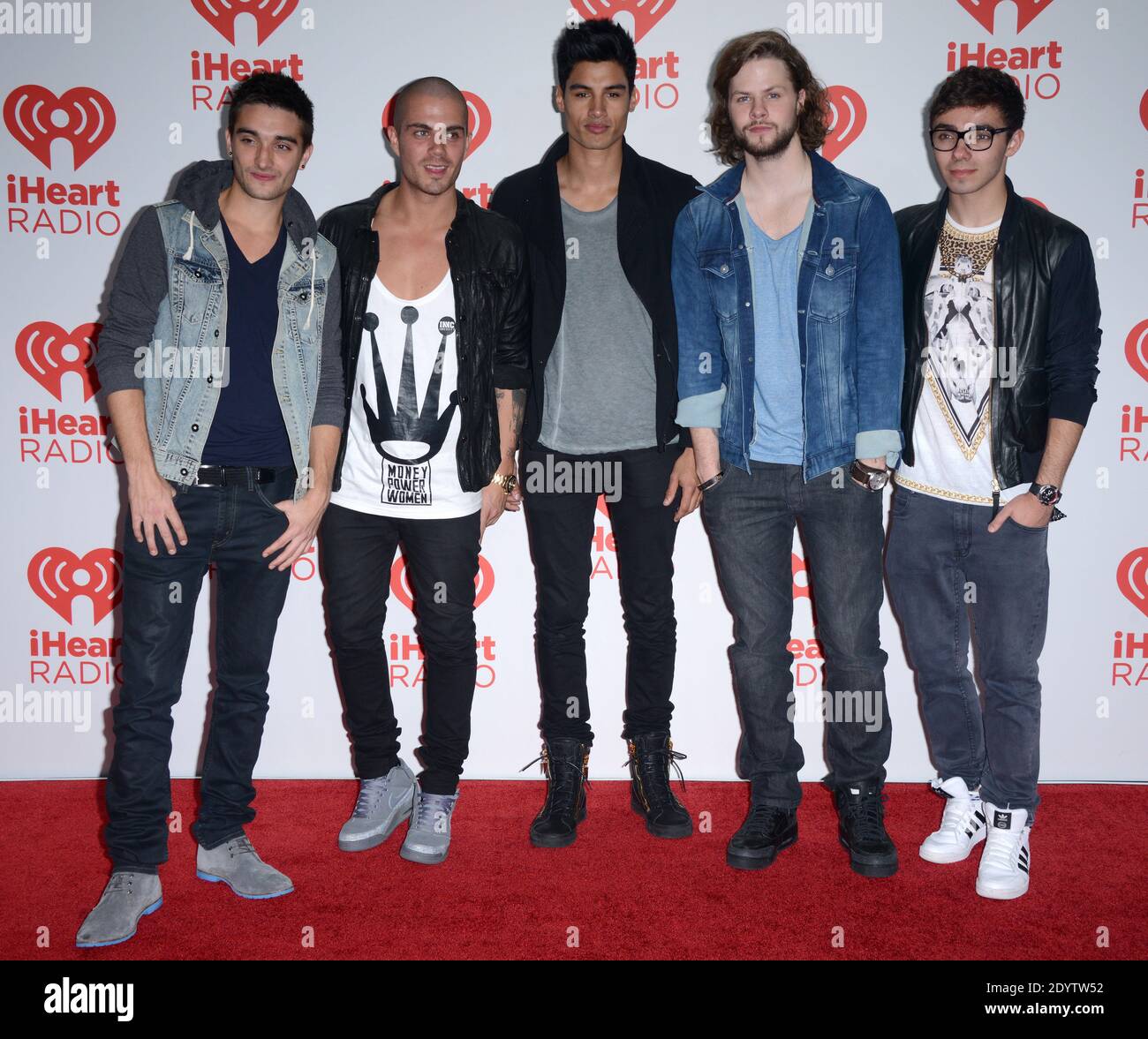 The Wanted pose in the press room of the 2013 iHeartRadio Music ...