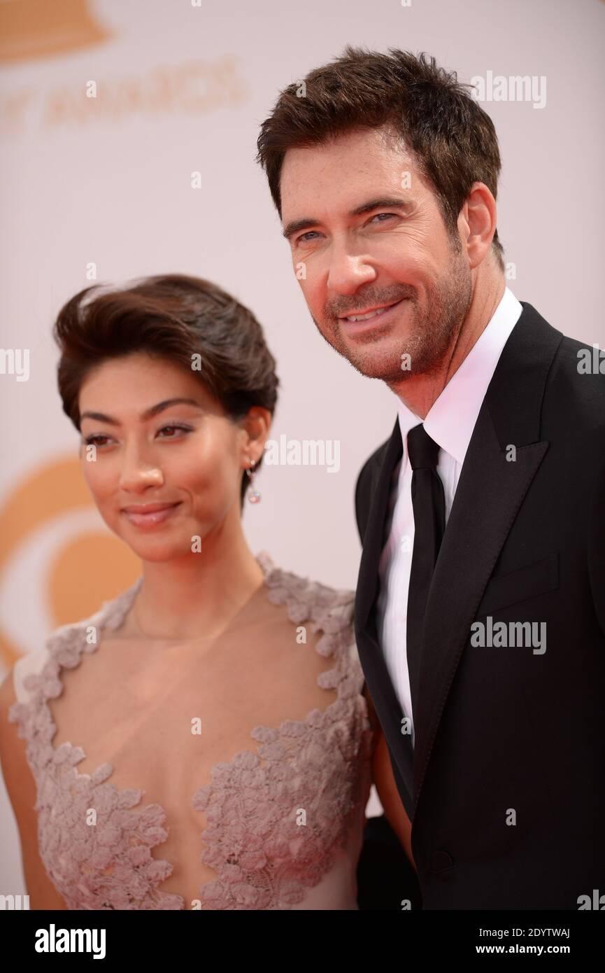 Shasi Wells and Dylan McDermott arrive at the 65th Annual Primetime ...