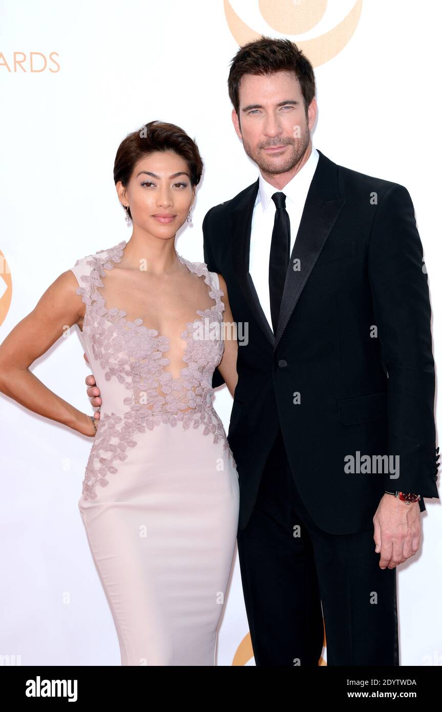 Shasi Wells and Dylan McDermott arrive at the 65th Annual Primetime ...
