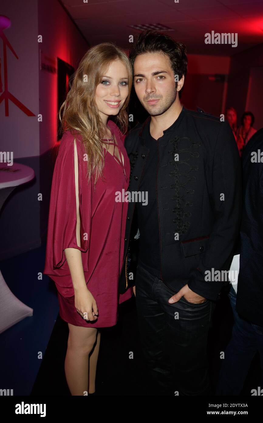 EXCLUSIVE - Roxane Le Texier and Sebastien Agius during the charity ...