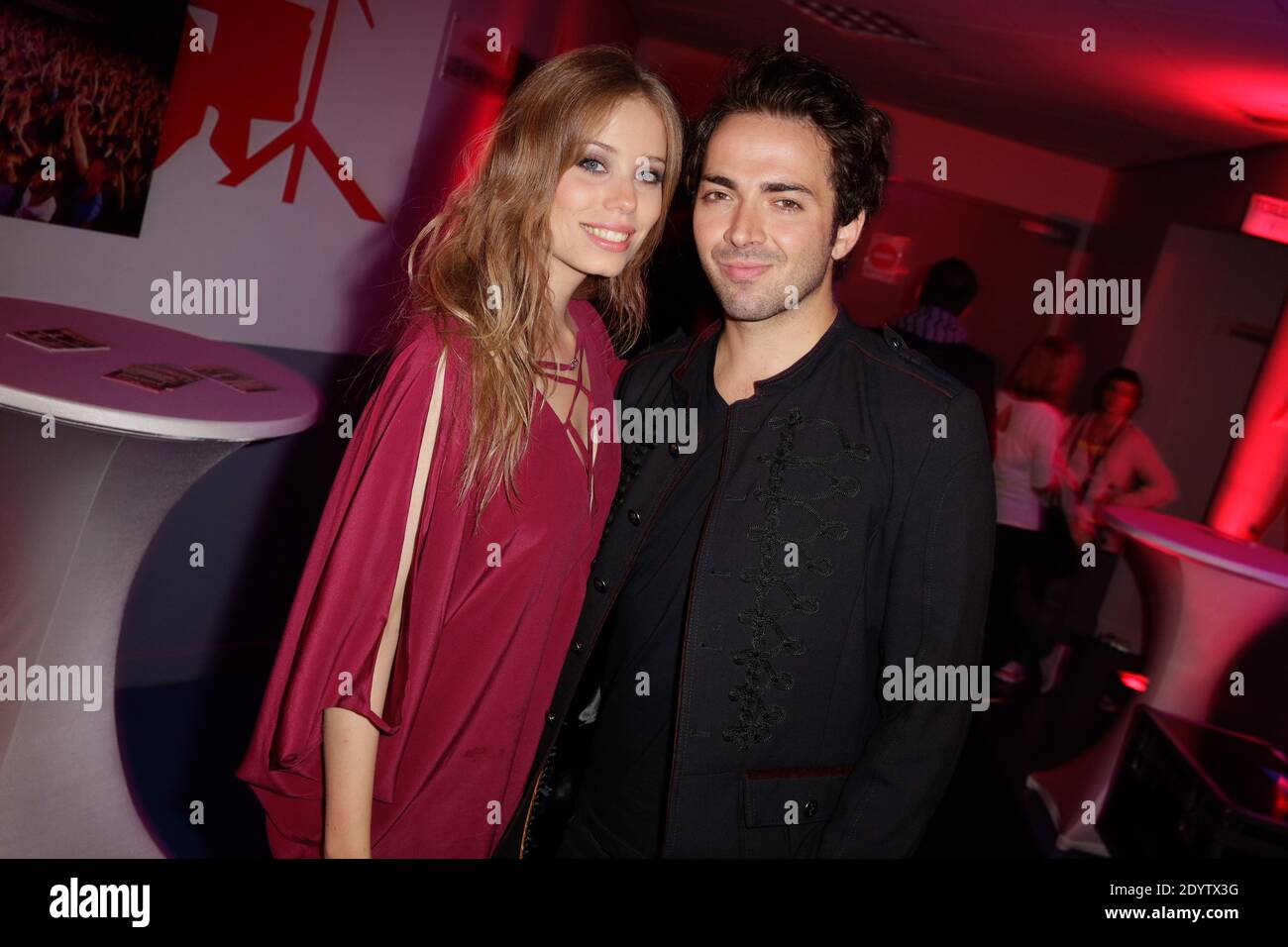 EXCLUSIVE - Roxane Le Texier and Sebastien Agius during the charity ...