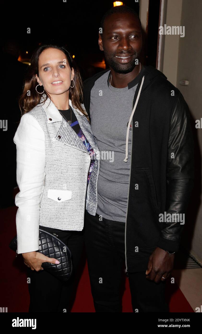 Omar Sy and his wife Helene Sy attending the launch of the new game ...