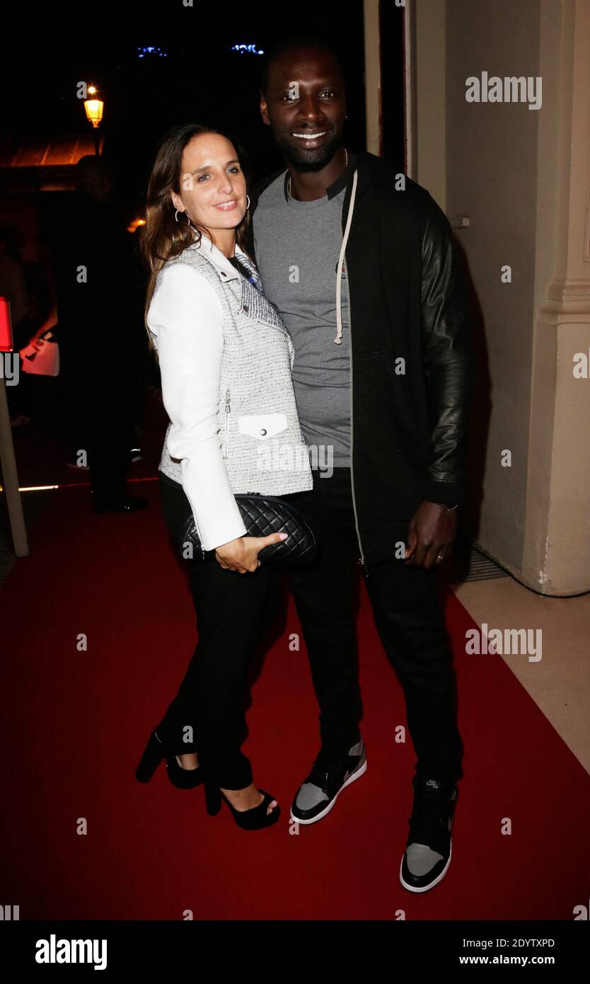 Omar Sy and his wife Helene Sy attending the launch of the new game ...