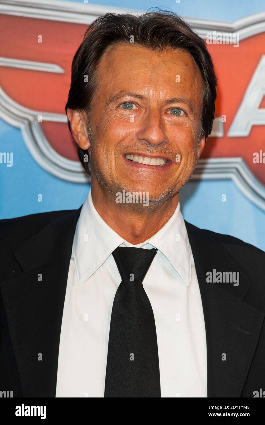Vincent Perrot and her mother attending the French premiere of the ...