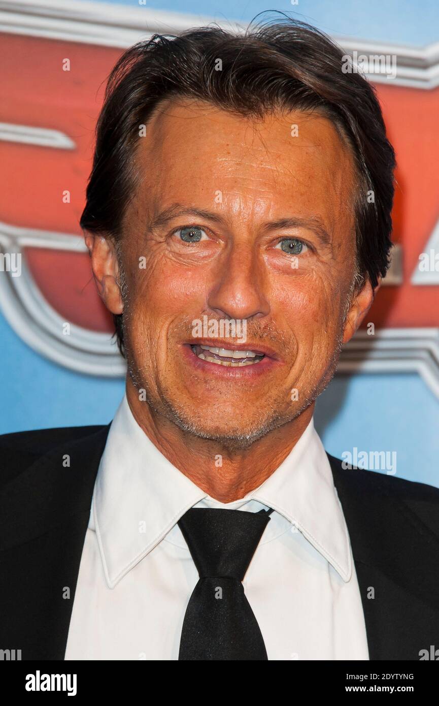 Vincent Perrot and her mother attending the French premiere of the ...