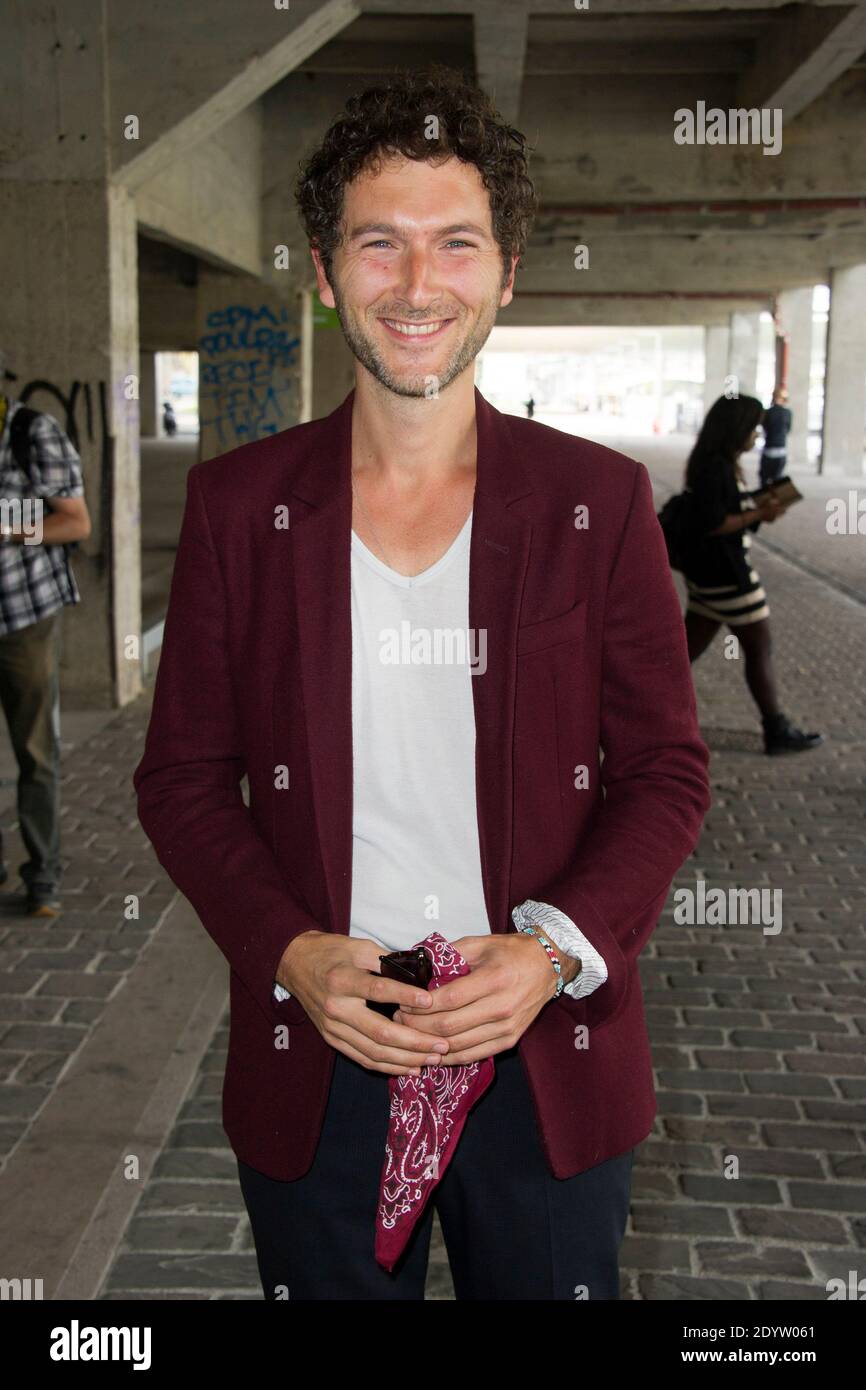Simon Buret arriving for the Alexis Mabille collection show as part of ...
