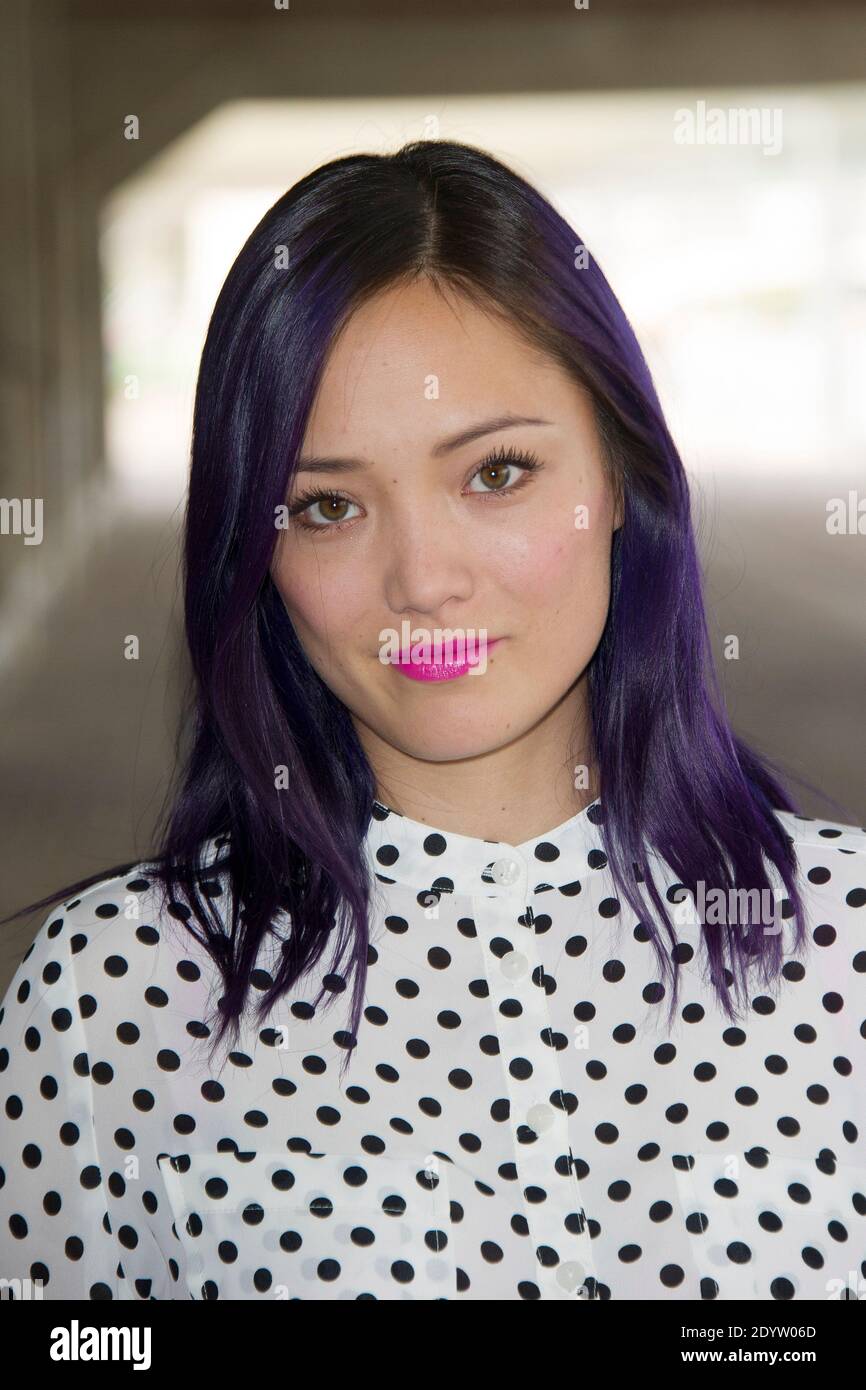 Pom Klementieff arriving for the Alexis Mabille collection show as part ...