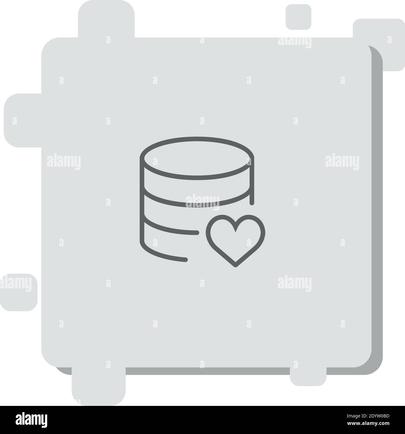 database vector icon modern simple vector illustration Stock Vector ...