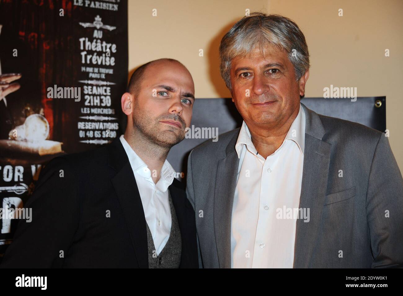 Viktor Vincent and Herve Feron attending Viktor Vincent's show the ...