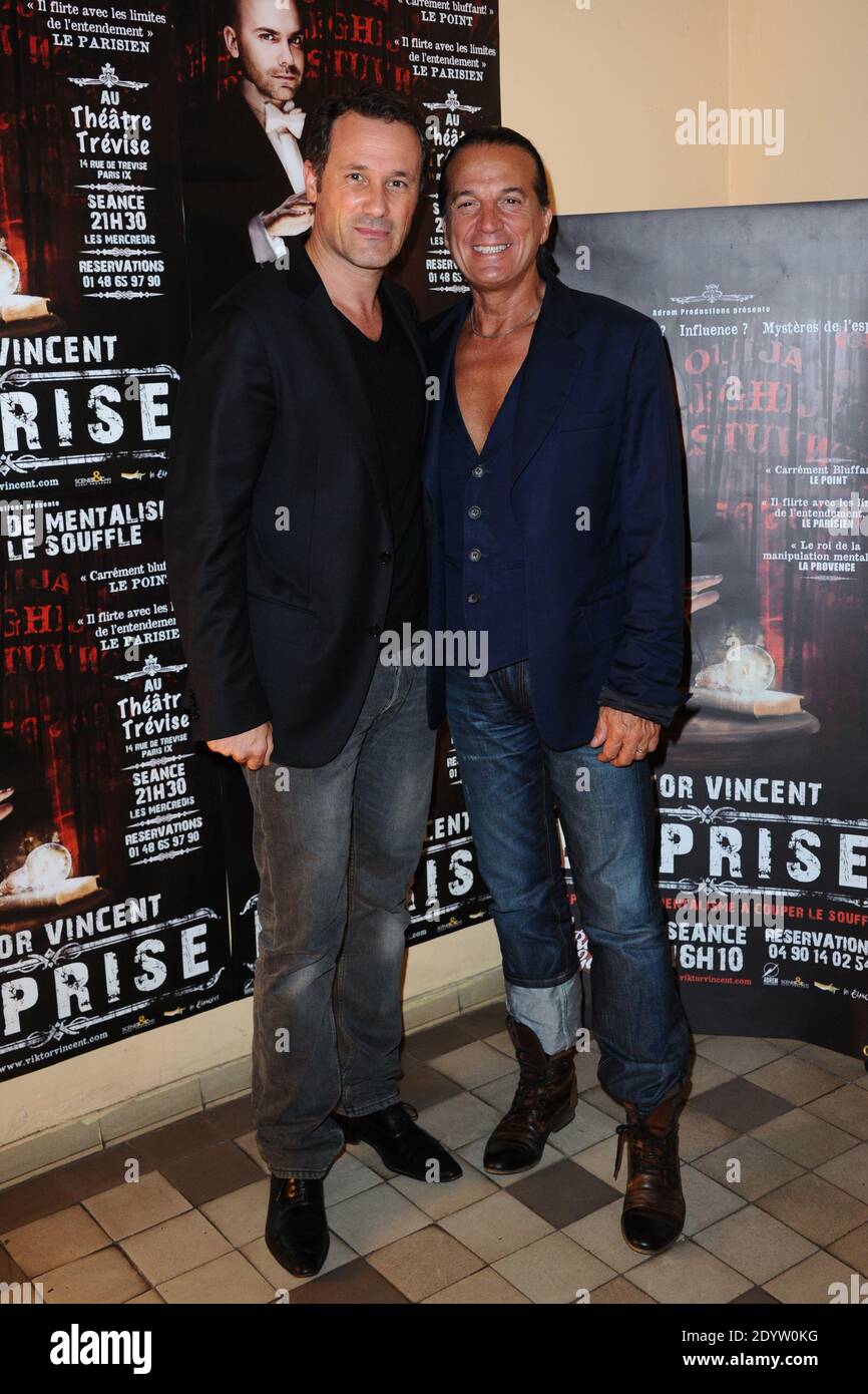 Claudio Lemmi and Francis Lalanne attending Viktor Vincent's show the ...