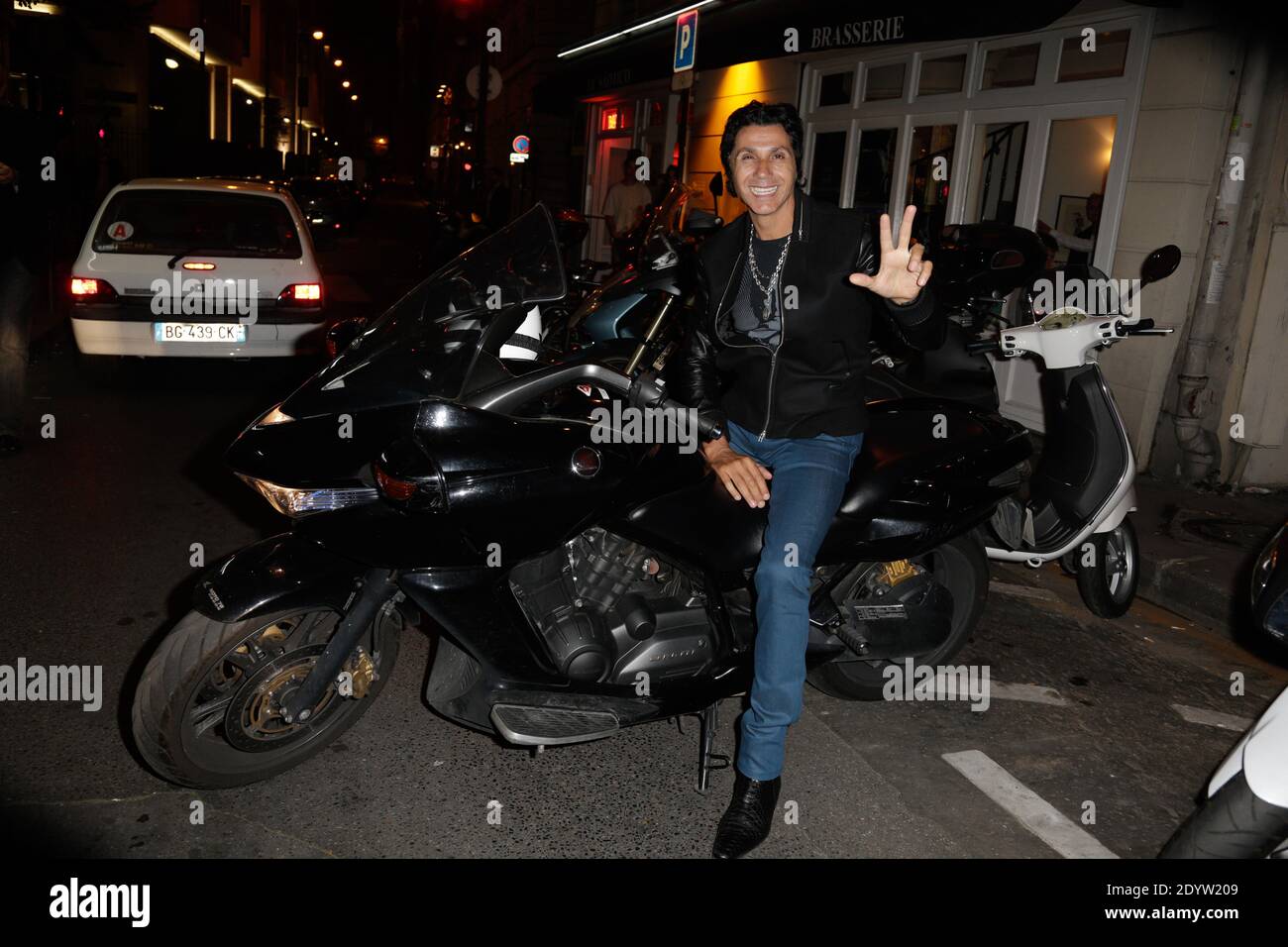 Jean-Luc Lahaye attending the 12th anniversary party of TV channel Tele ...
