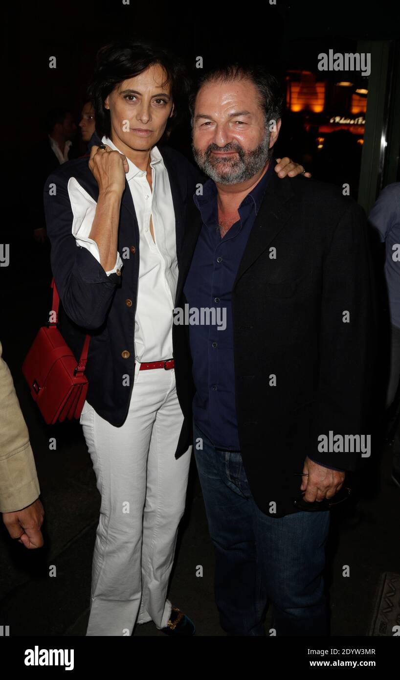 Ines de la Fressange and Denis Olivennes attending the premiere of ...