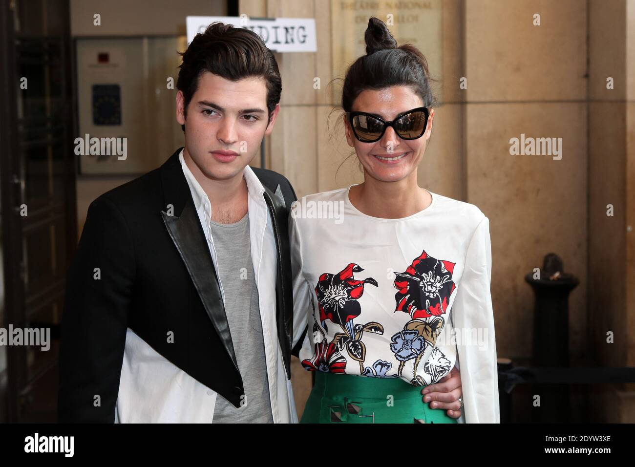 Peter Brant Jr and a guest arriving at the Maison Martin Margielat's ...