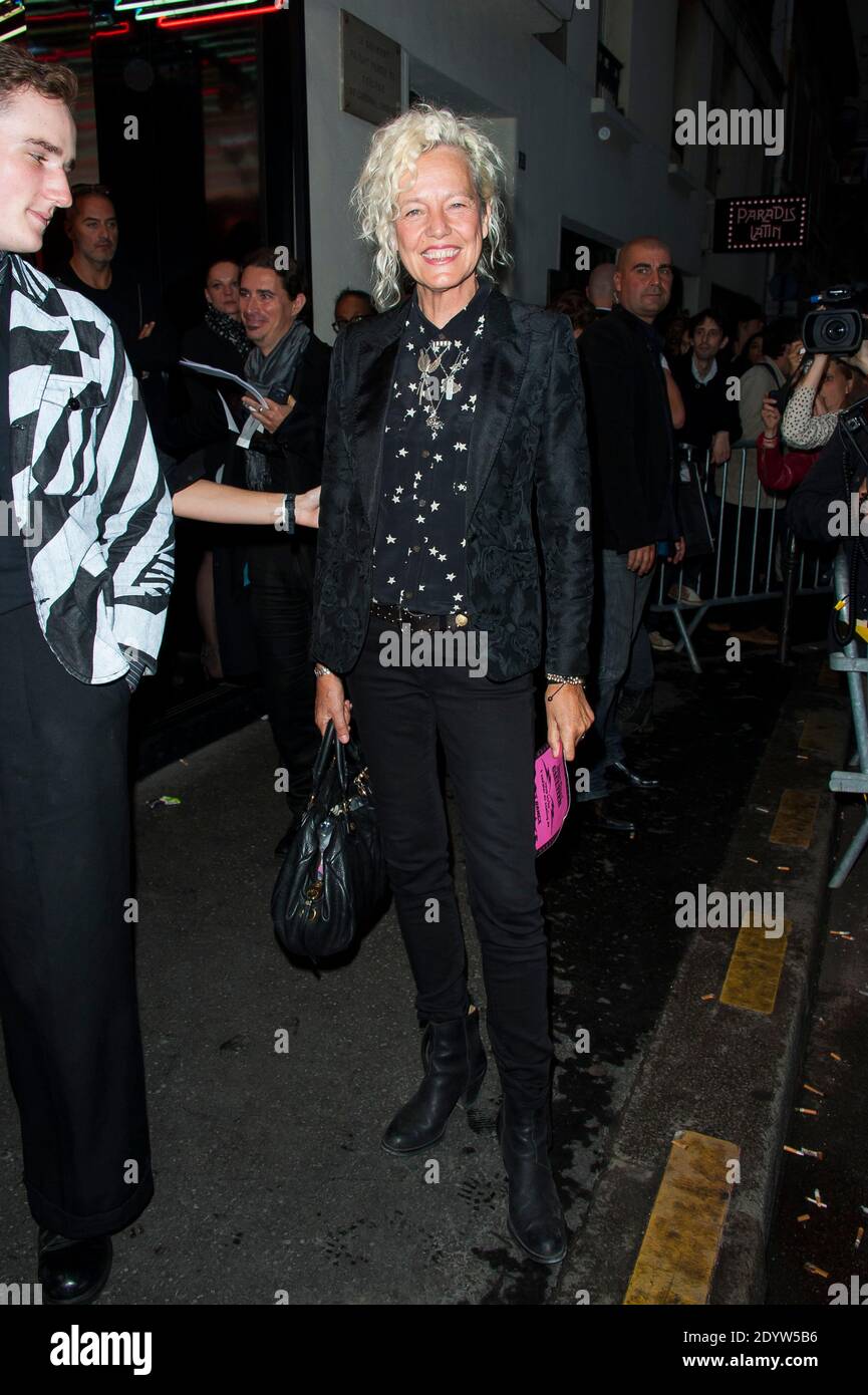 Ellen von Unwerth attending Jean-Paul Gaultier's Spring-Summer 2014 ...