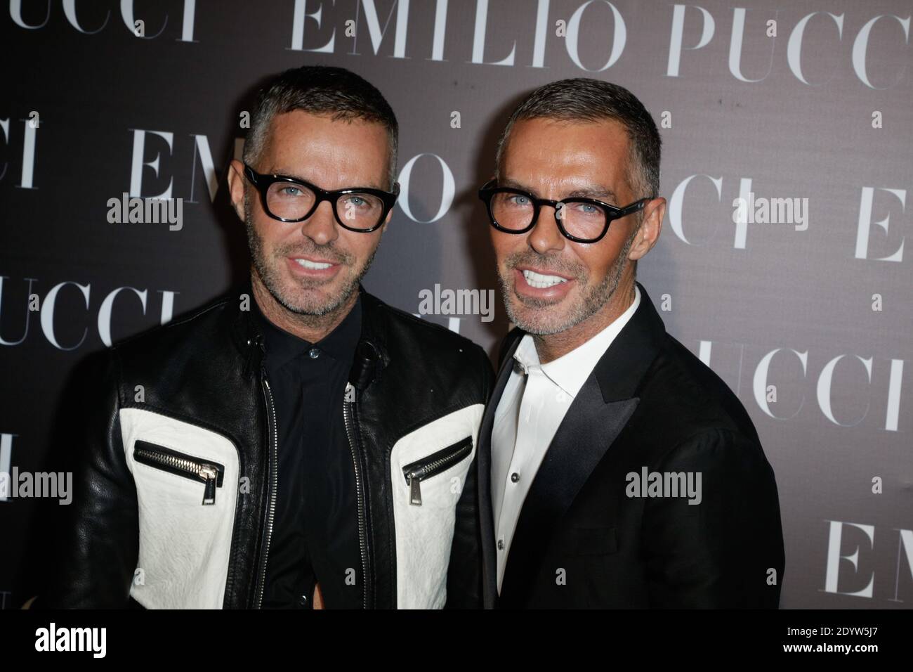Dean and Dan Caten attending the Emilio Pucci party at Palais de Tokyo ...