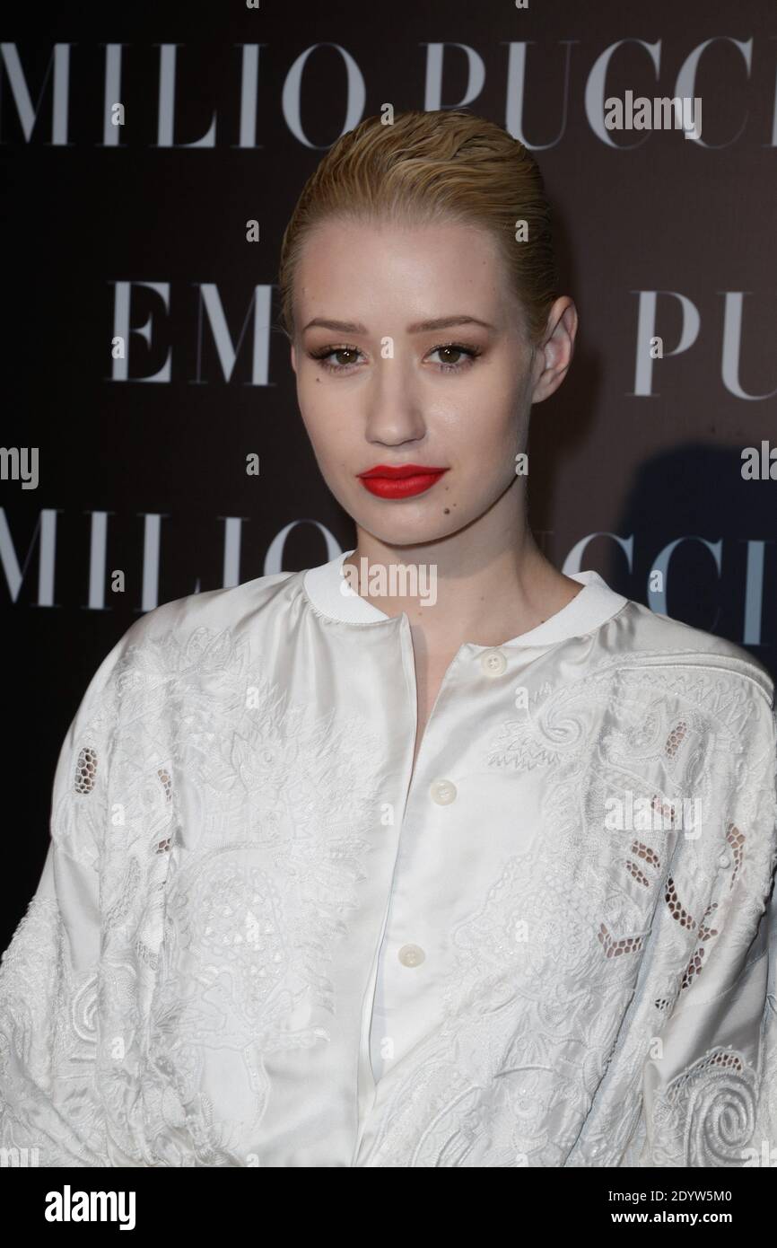 Iggy Azalea attending the Emilio Pucci party at Palais de Tokyo in ...