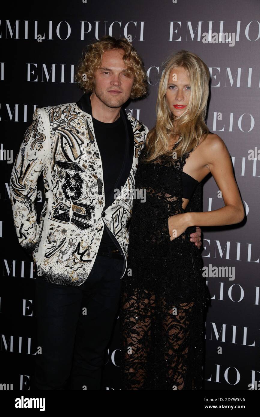Peter Dundas and Poppy Delevingne attending the Emilio Pucci party at ...