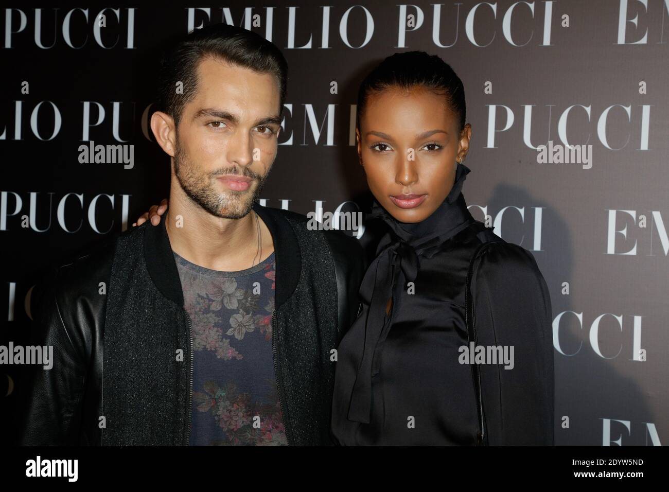 Lorenzo Martone and Cora Emmanuel attending the Emilio Pucci party at ...
