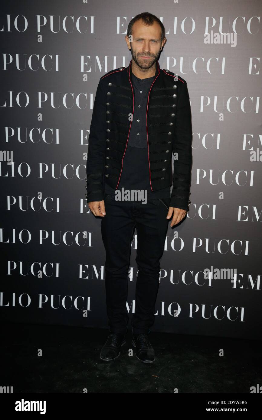 Stefano Rosso attending the Emilio Pucci party at Palais de Tokyo in ...