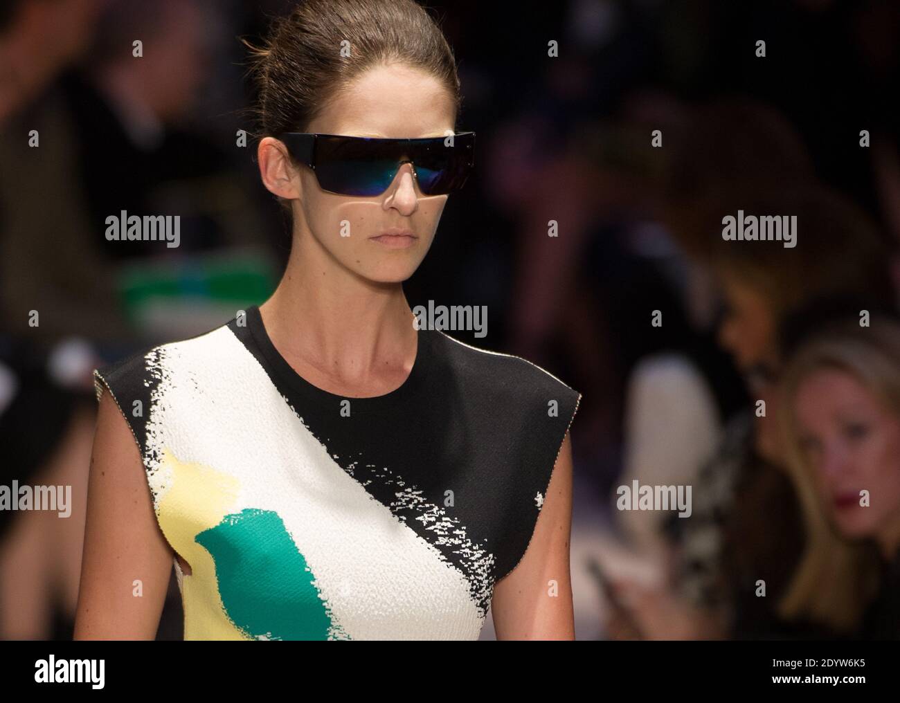 A model displays a creation for Celine Spring-Summer 2014 Ready-To-Wear ...