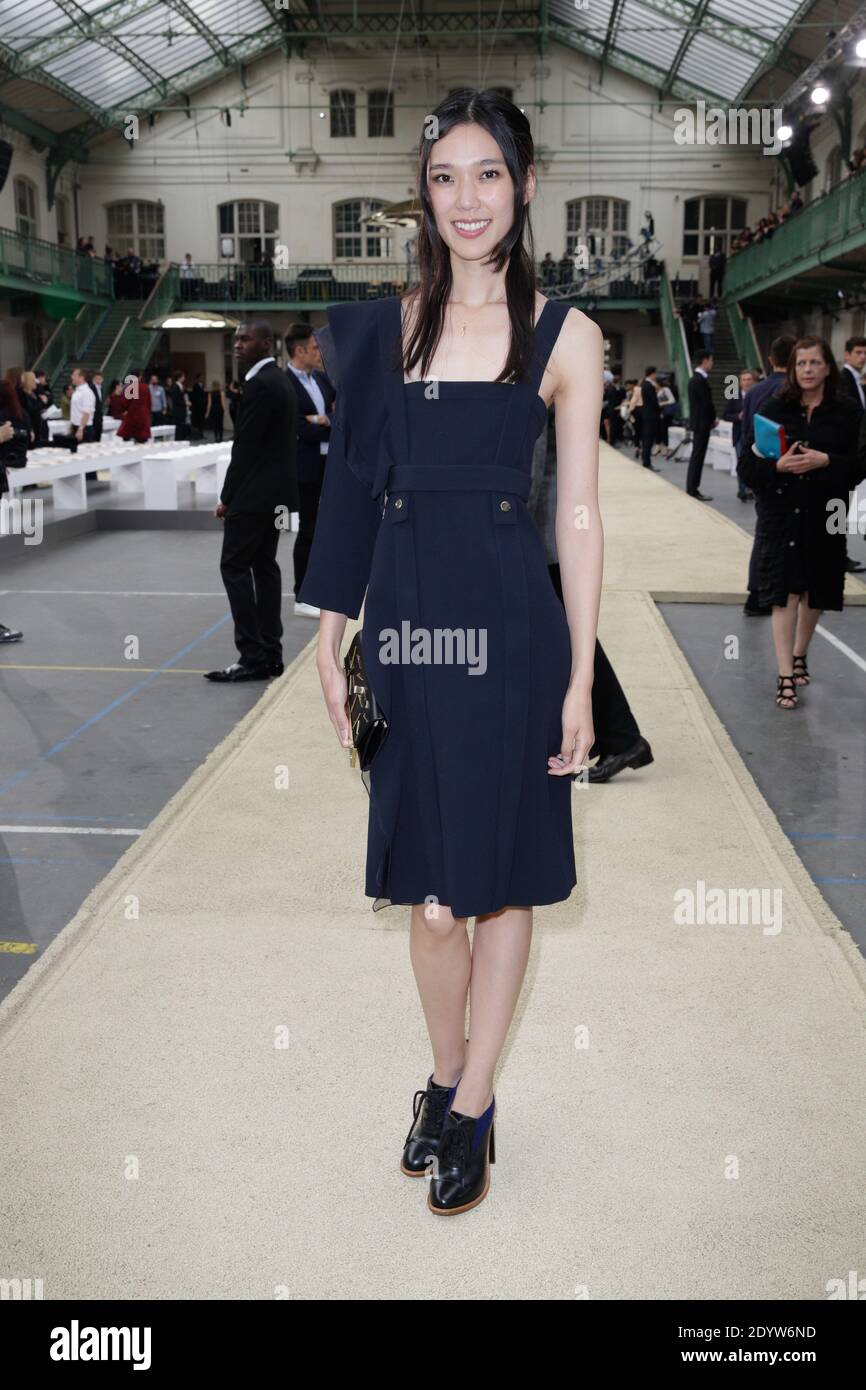 Tao Okamoto attending Chloe Spring-Summer 2014 Ready-To-Wear collection ...
