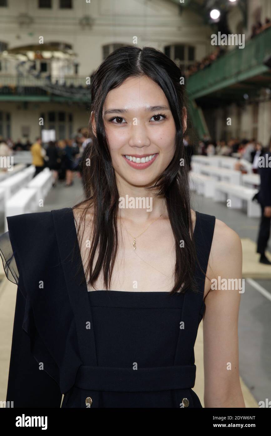 Tao Okamoto attending Chloe Spring-Summer 2014 Ready-To-Wear collection ...