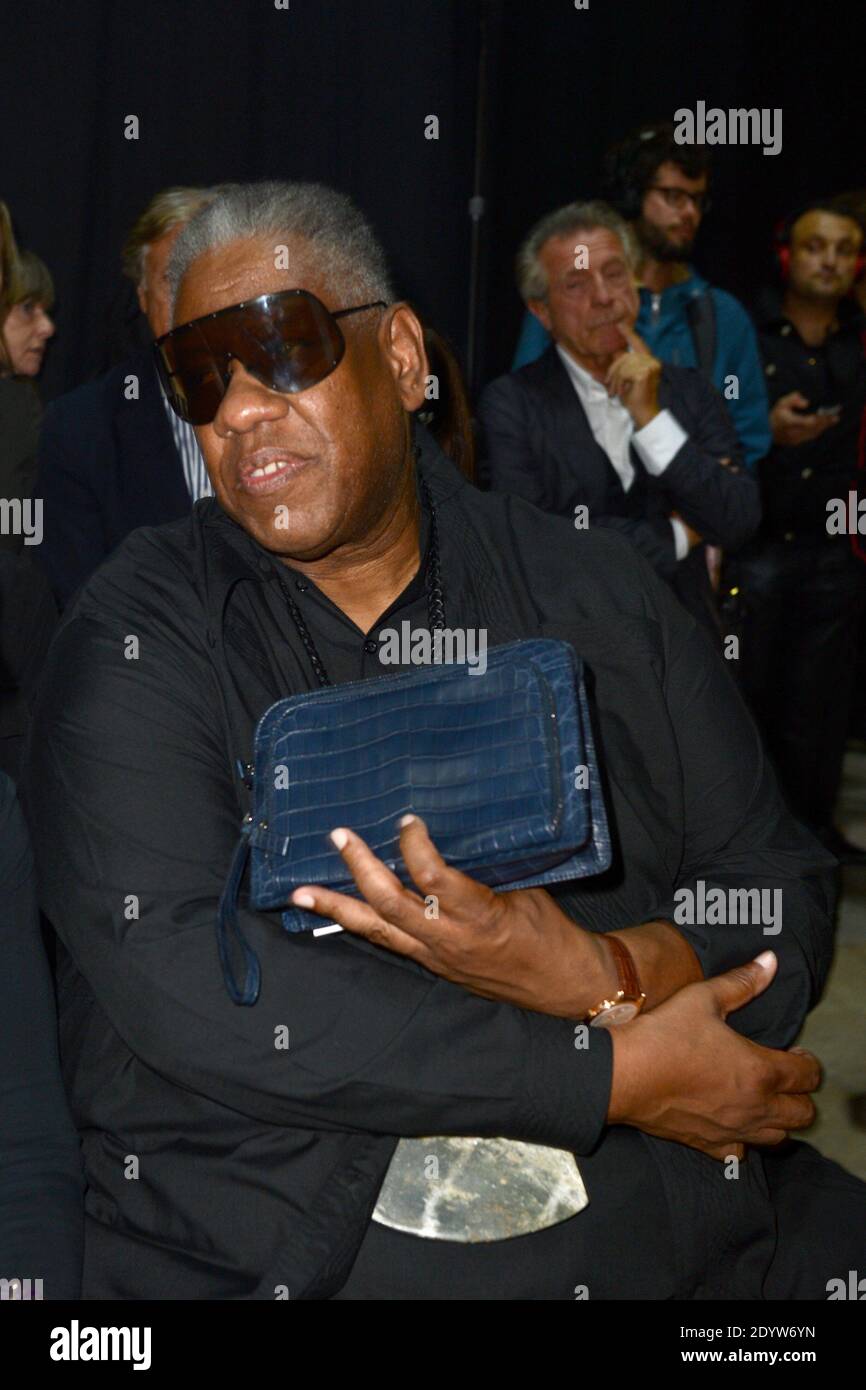 Former Vogue editor Andre Leon Talley attends designer Rabih Keyrouz ...