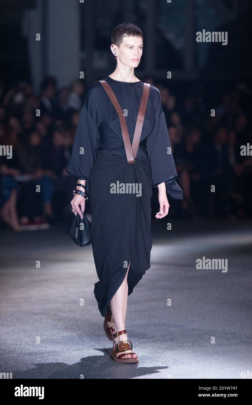 A model displays a creation for Givenchy Spring-Summer 2014 Ready-To ...