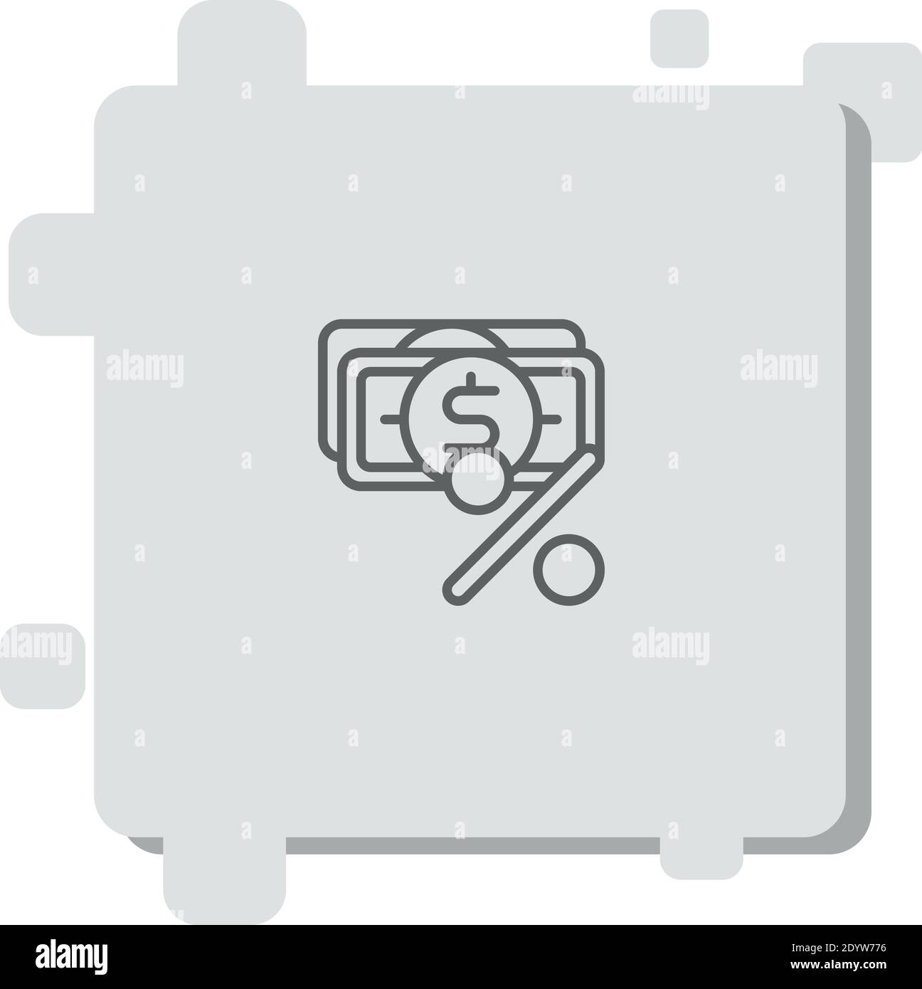 percentage vector icon modern simple vector illustration Stock Vector ...