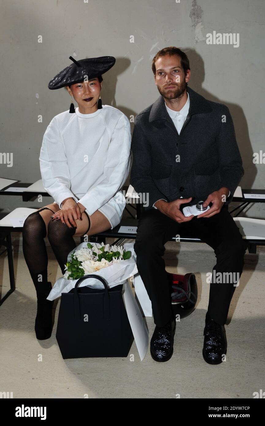 Kim Na Young and Andy Gillet attending Hexa by Kuho's Spring-Summer ...