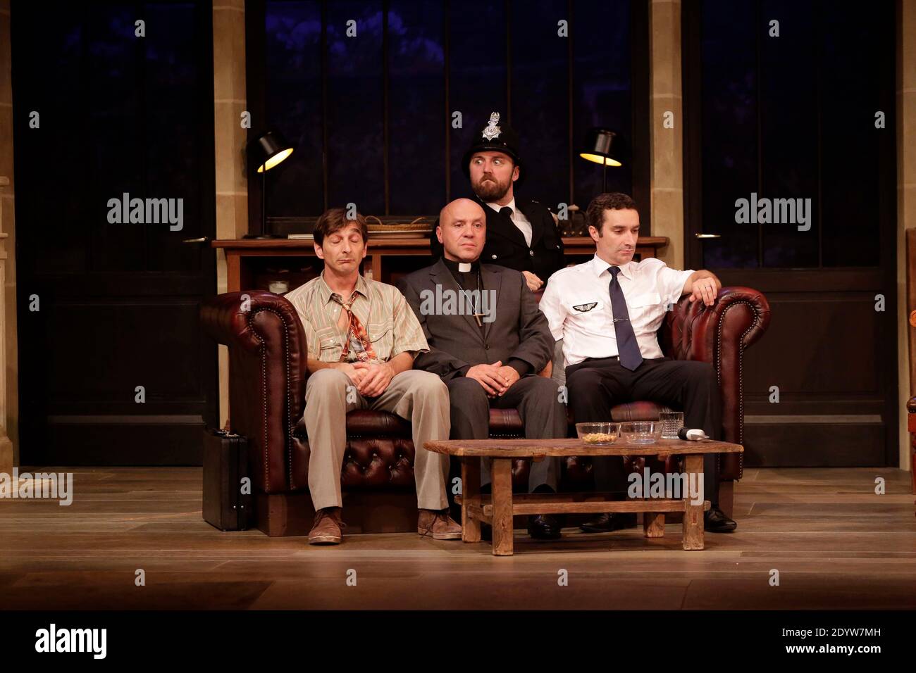 Clement Michelle, Erwan Creignou, Yannik Mazzilli,Gilles Vajou during a ...