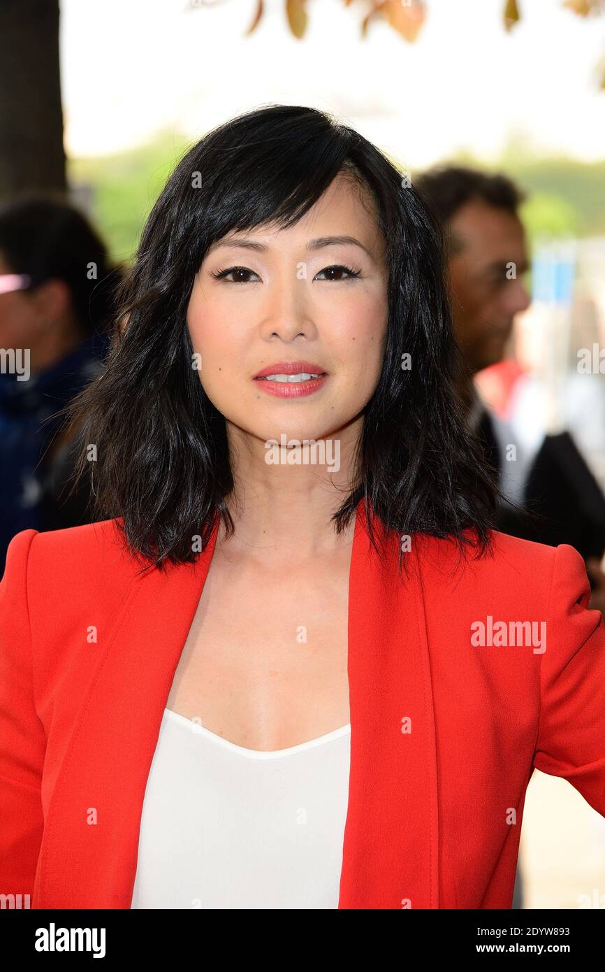 Linh-Dan Pham attending Elie Saab's Spring-Summer 2014 Ready-To-Wear ...