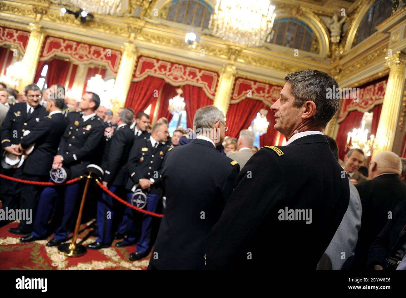 Chief of National Gendarmerie, General Denis Favier is pictured during ...