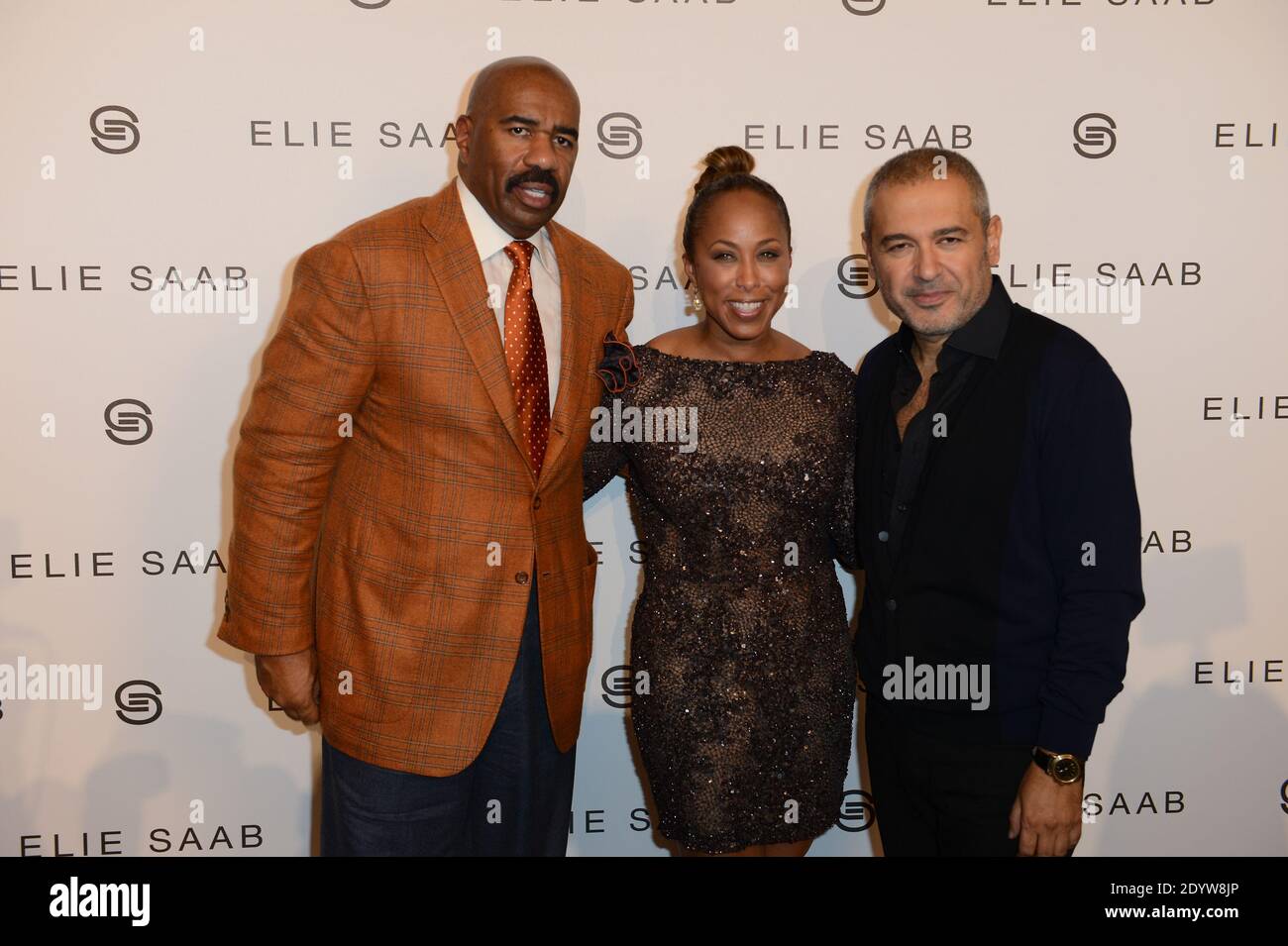(L-R) Steve Harvey and wife Marjorie Bridges-Woods salutes Lebanese ...