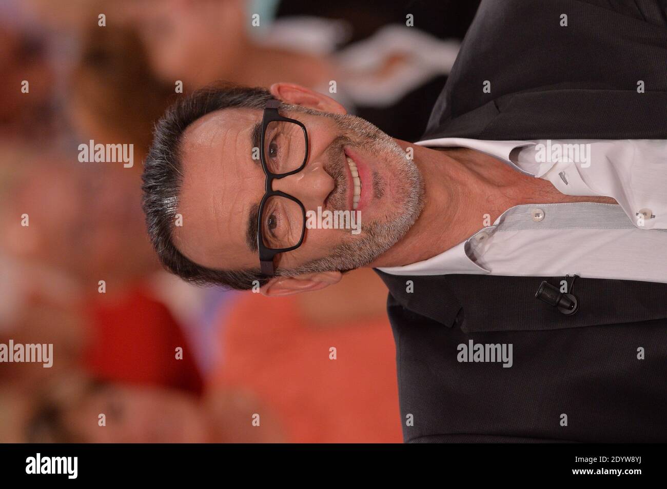 Robin Renucci at the taping of Vivement Dimanche on September 23, 2013 ...