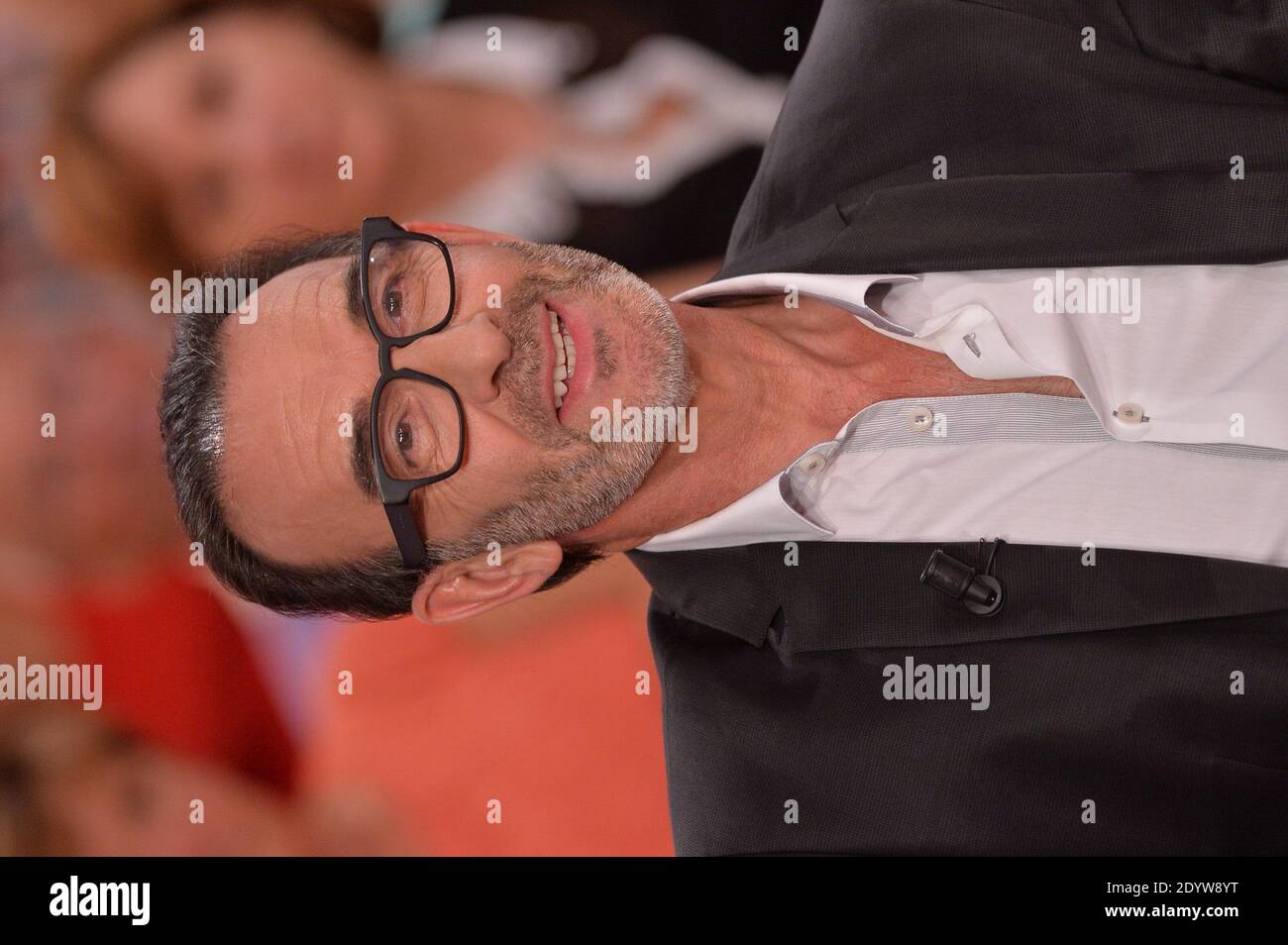 Robin Renucci at the taping of Vivement Dimanche on September 23, 2013 ...