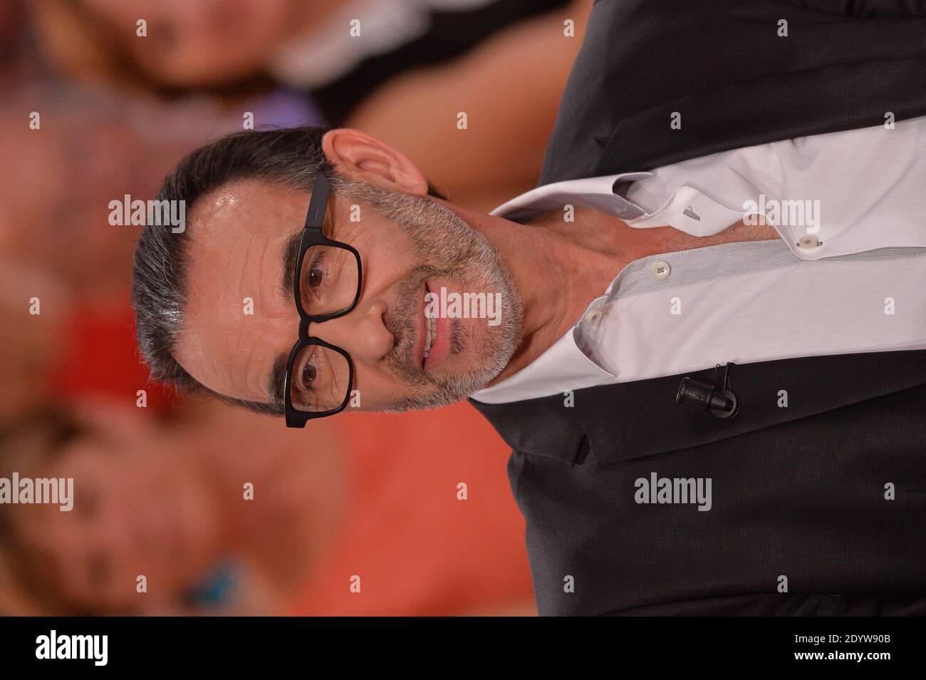 Robin Renucci at the taping of Vivement Dimanche on September 23, 2013 ...