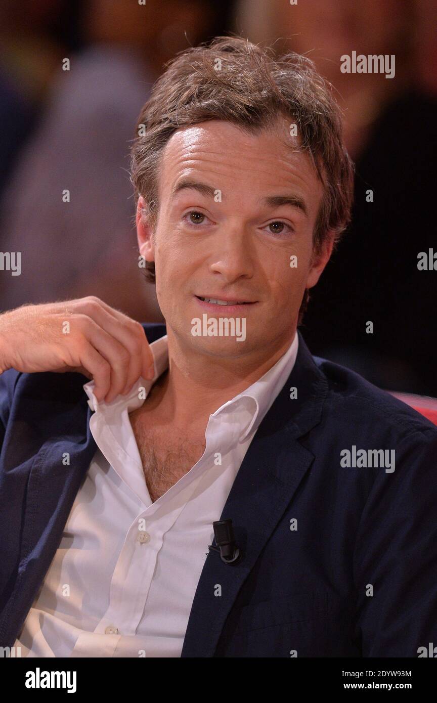 Jonathan Lambert at the taping of Vivement Dimanche on September 10 ...