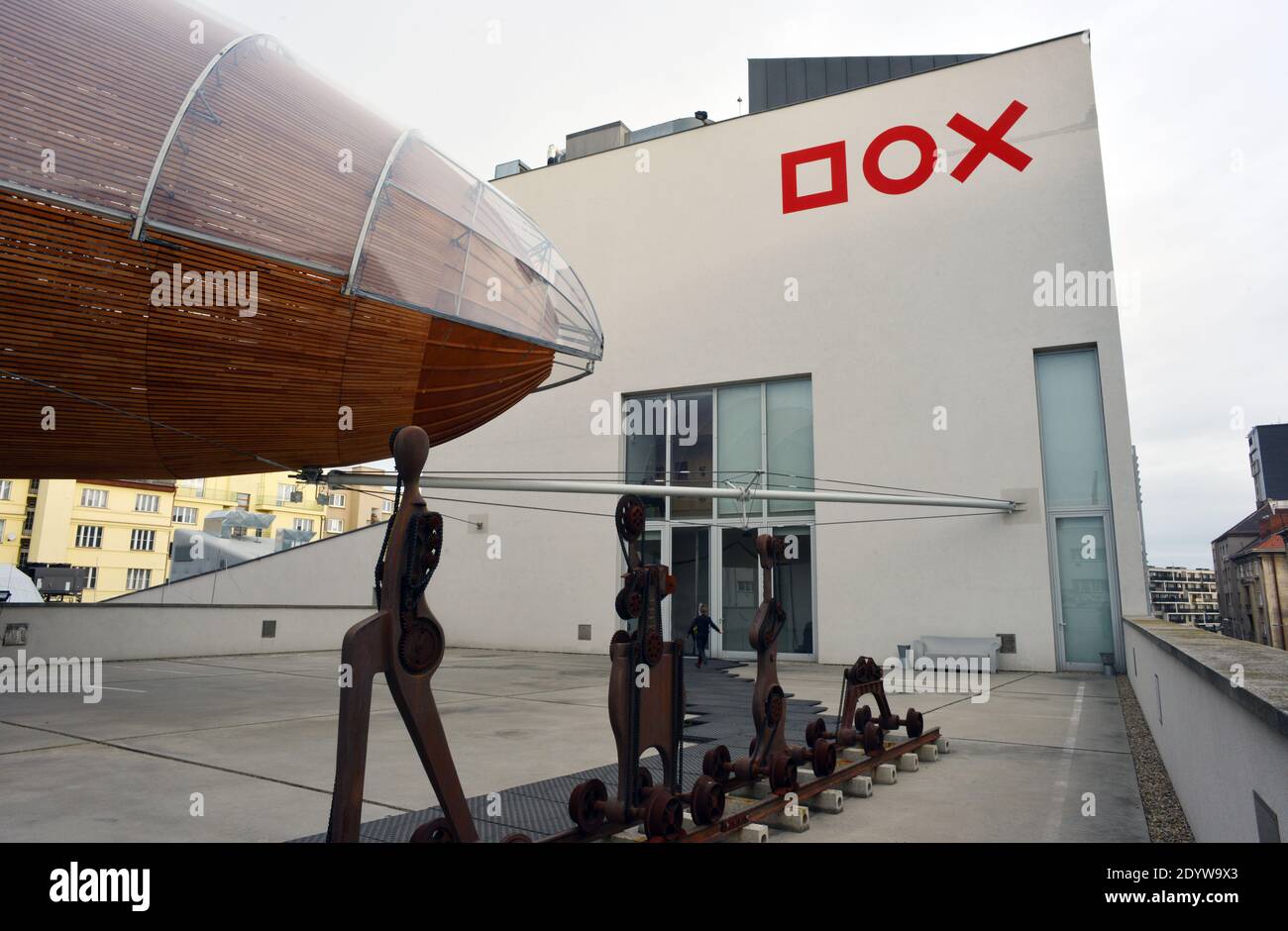 Prague, Czech Republic, 12-28-2018 DOX Centre for Contemporary Art ...