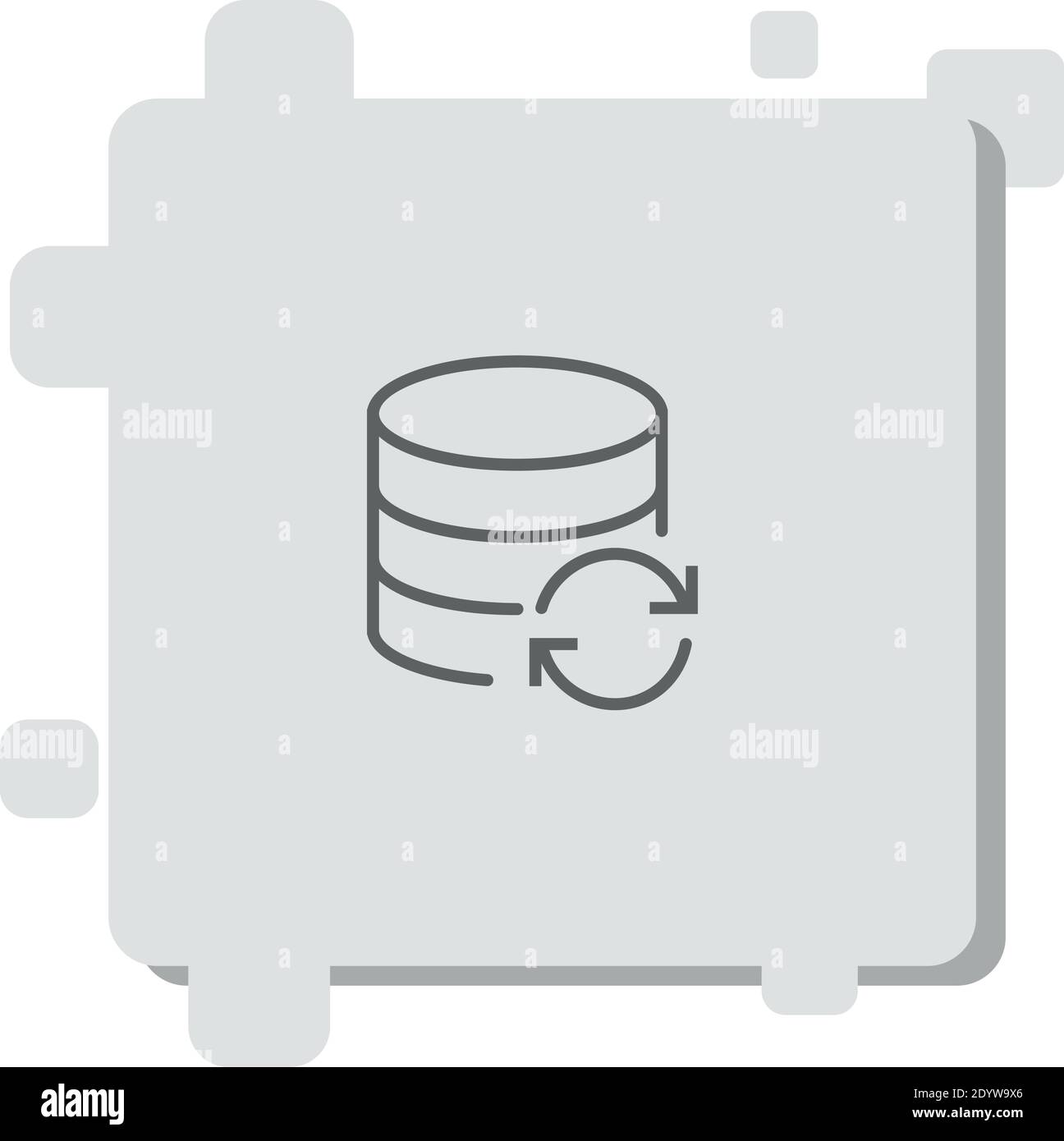 database vector icon modern simple vector illustration Stock Vector ...